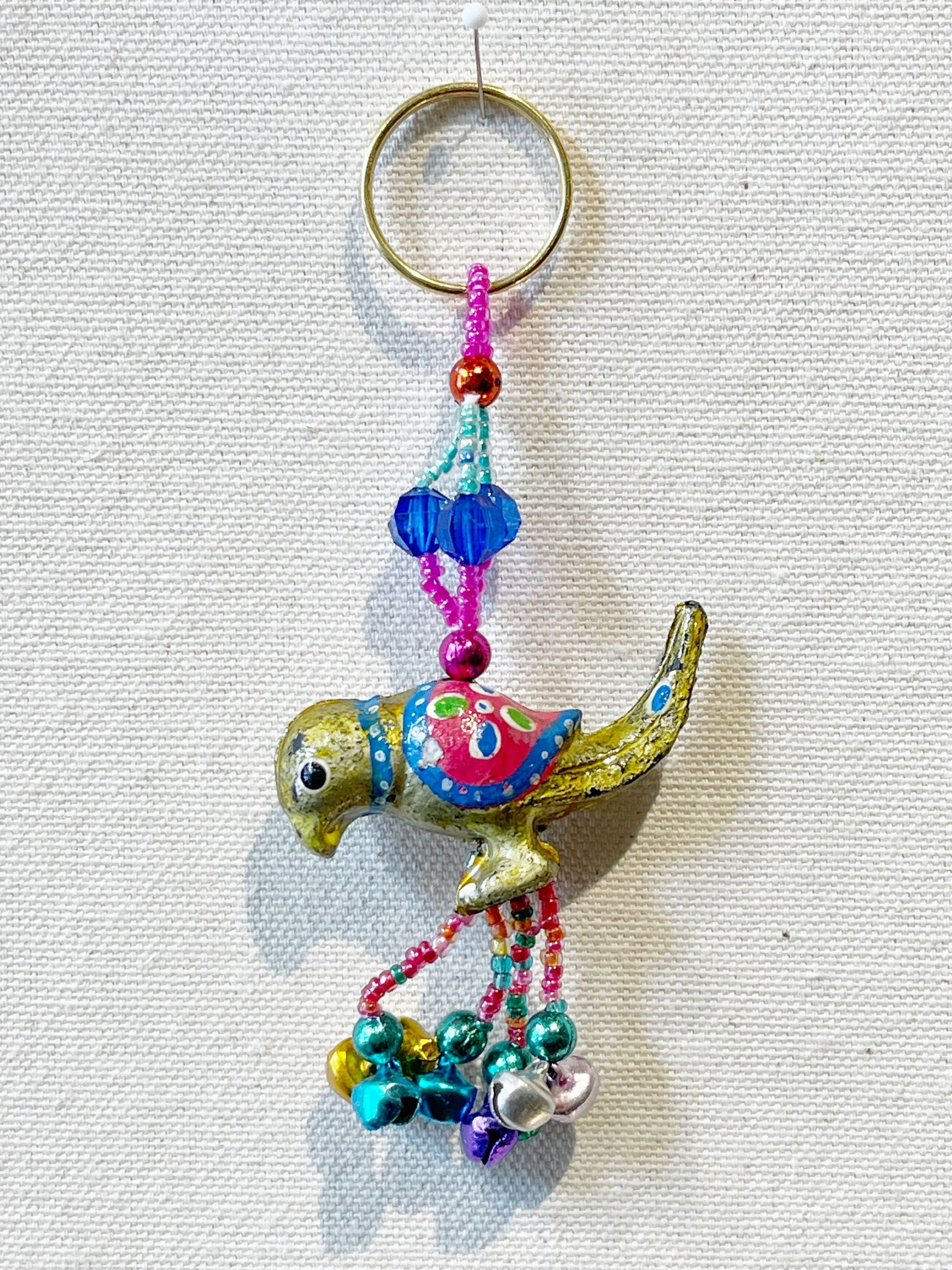 Handmade Wooden Parrot Keychain – O'Day Cache