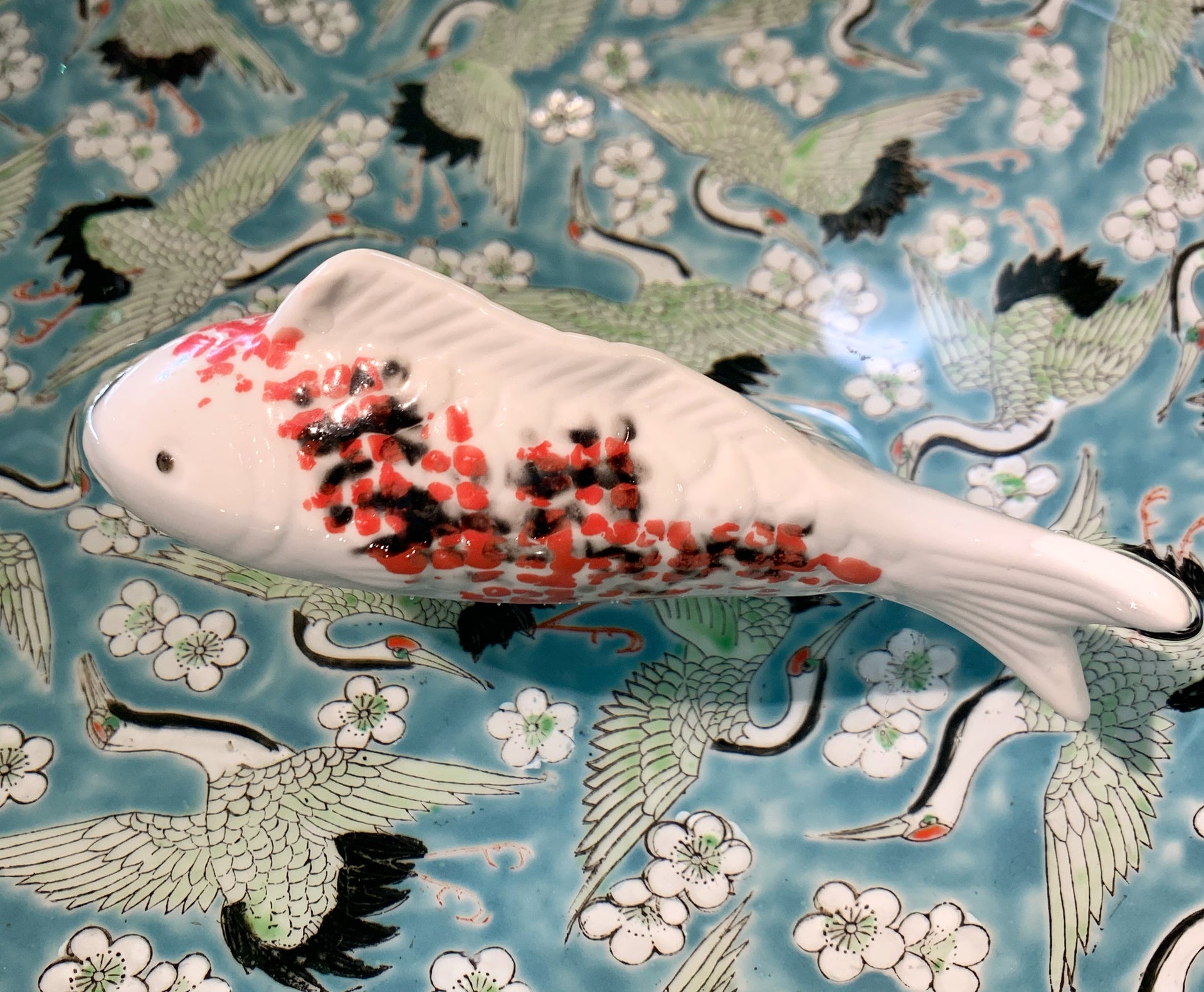 Handpainted Koi Fish O outlet Day Cache